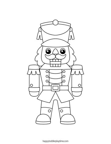 Free Printable Christmas Nutcracker Coloring Pages - Happy Toddler Playtime