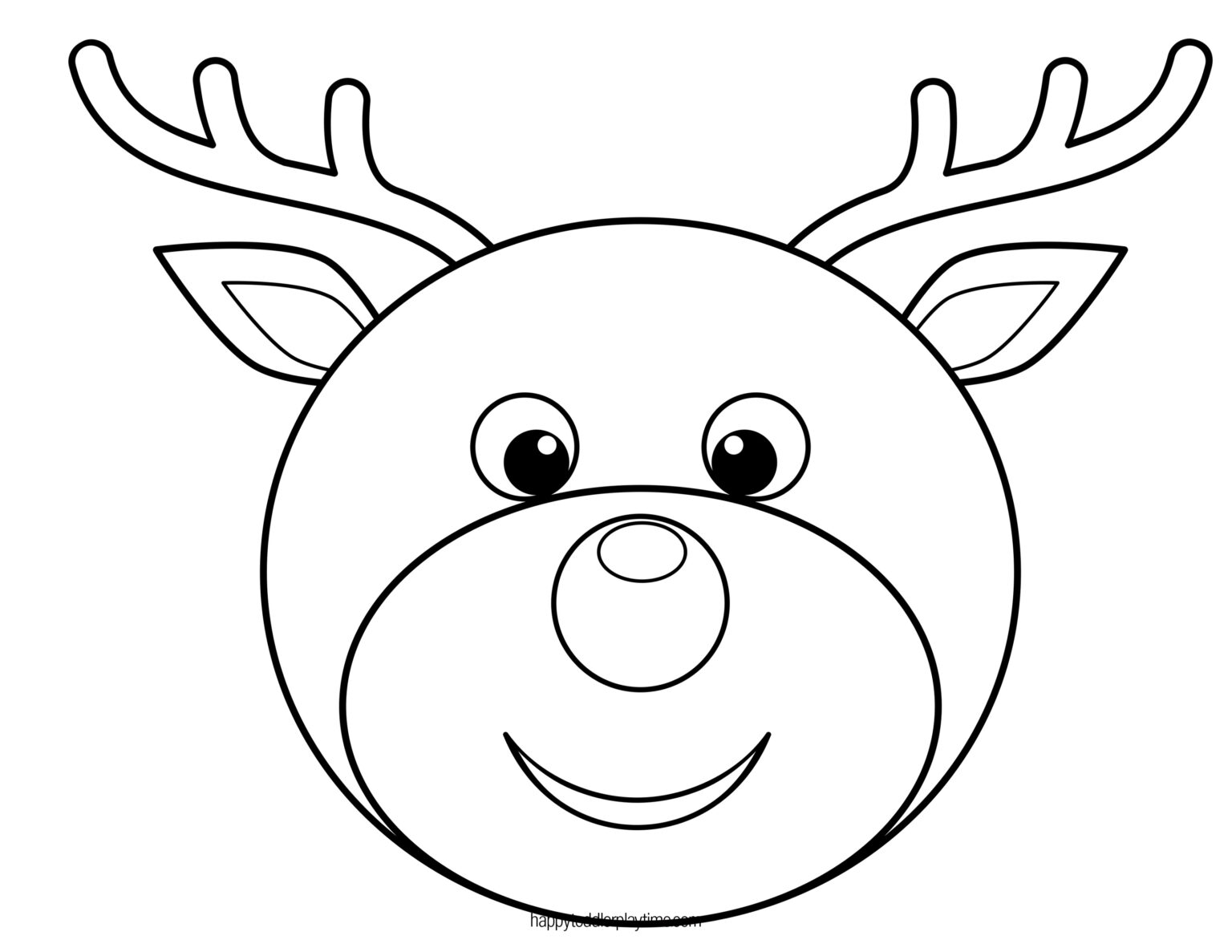 Free Printable Christmas Reindeer Coloring Pages: Dash into Holiday Fun ...
