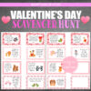 Valentine's Day Scavenger Hunt (with free printable) - Happy Toddler ...