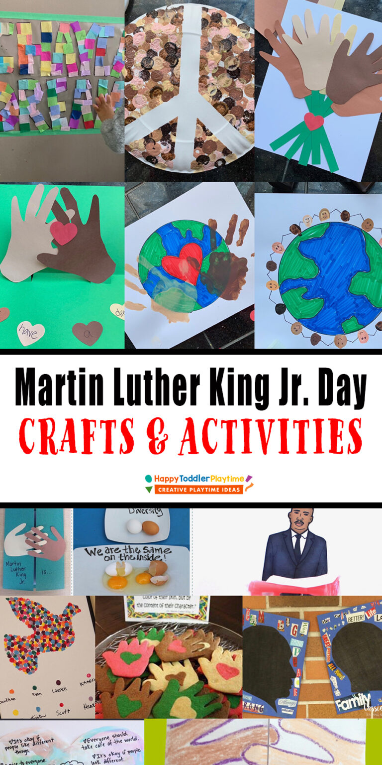 30 Martin Luther King Jr. Day Crafts for Kids - Happy Toddler Playtime