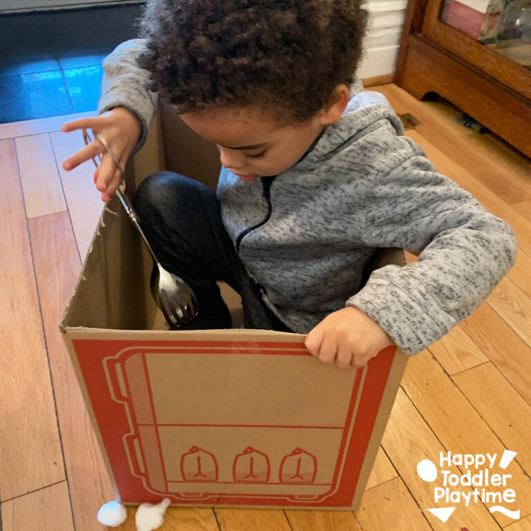 Snowball Pick Up: Easy Indoor Activity for Toddlers - Happy Toddler ...