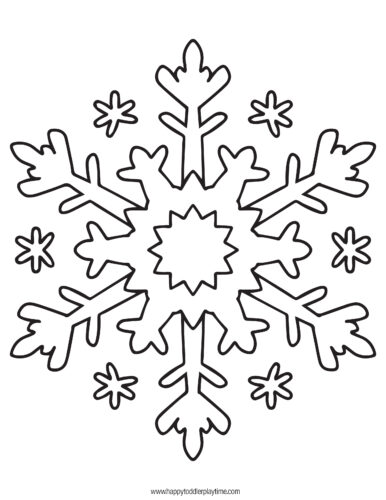 Winter Coloring Pages for Kids - Happy Toddler Playtime