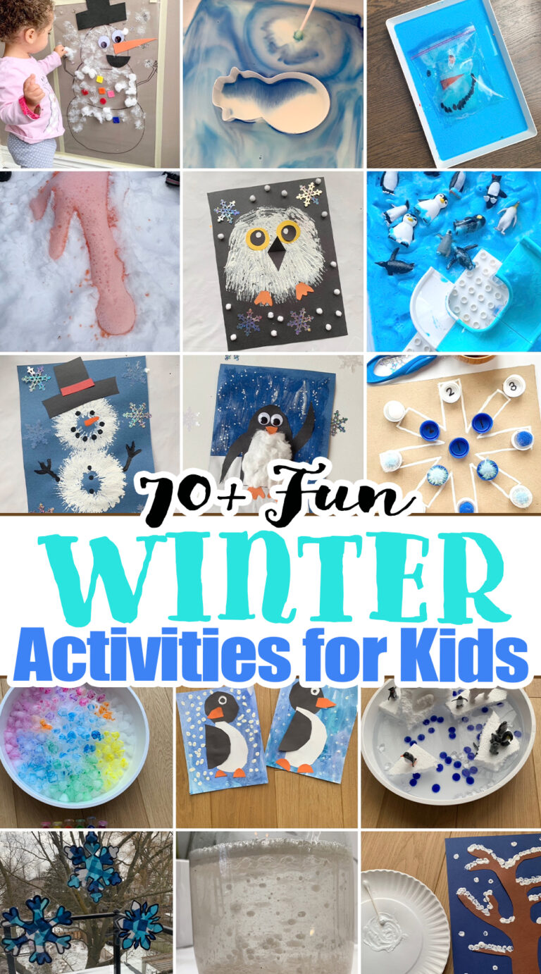 70 Fun & Easy Winter Activities for Kids - Happy Toddler Playtime