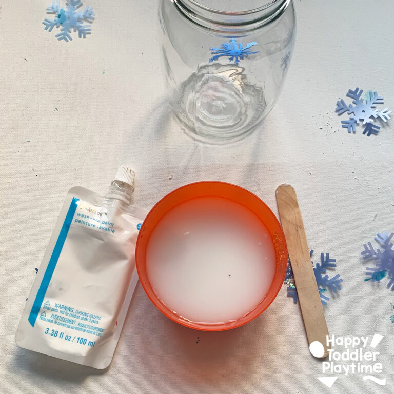 Blizzard Lava Lamp: A Whirling Winter Experiment! - Happy Toddler Playtime
