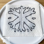 Color Reveal Snowflake Craft - Happy Toddler Playtime