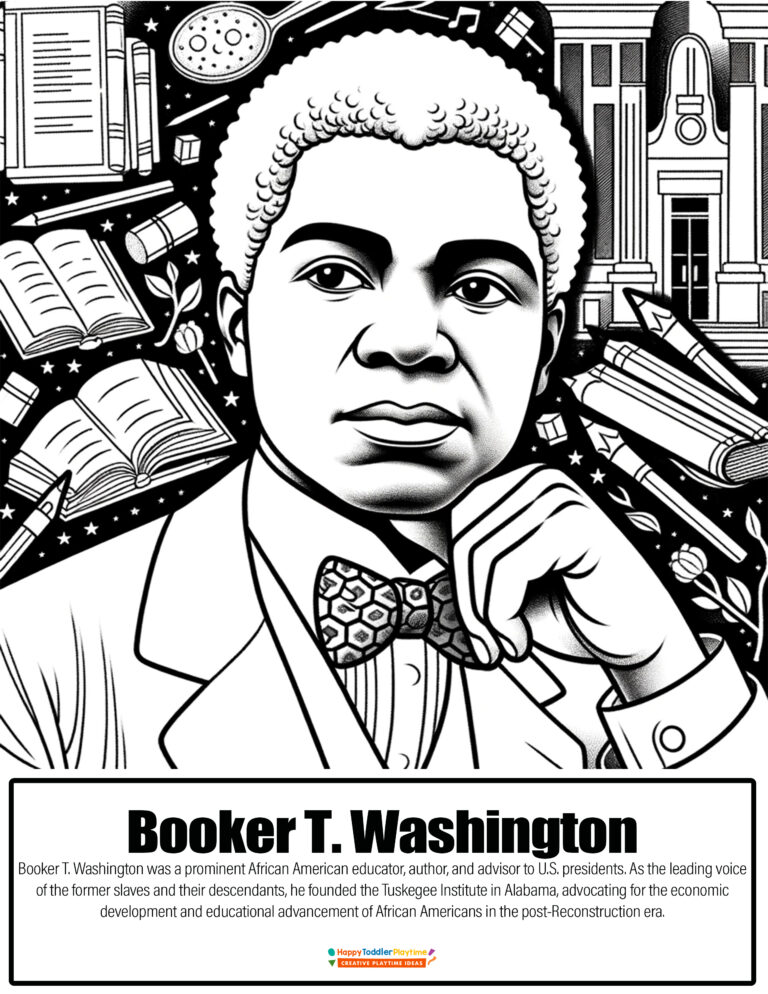 Black History Month Coloring Pages - Happy Toddler Playtime