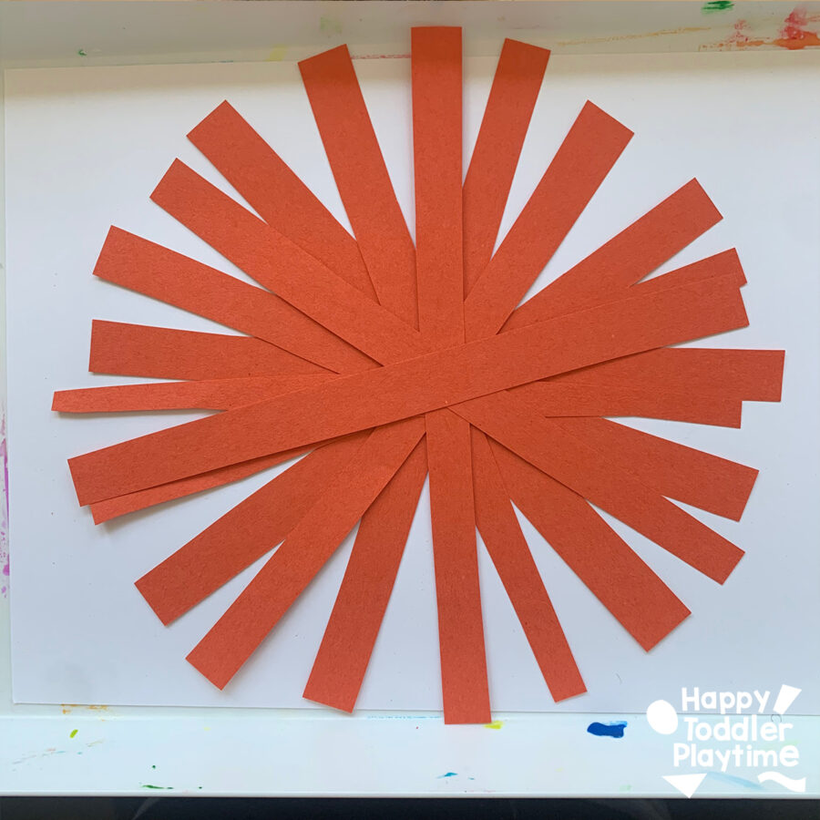 The Lorax Paper Strip Craft - Happy Toddler Playtime