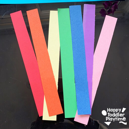 Rainbow Matching Activity - Happy Toddler Playtime