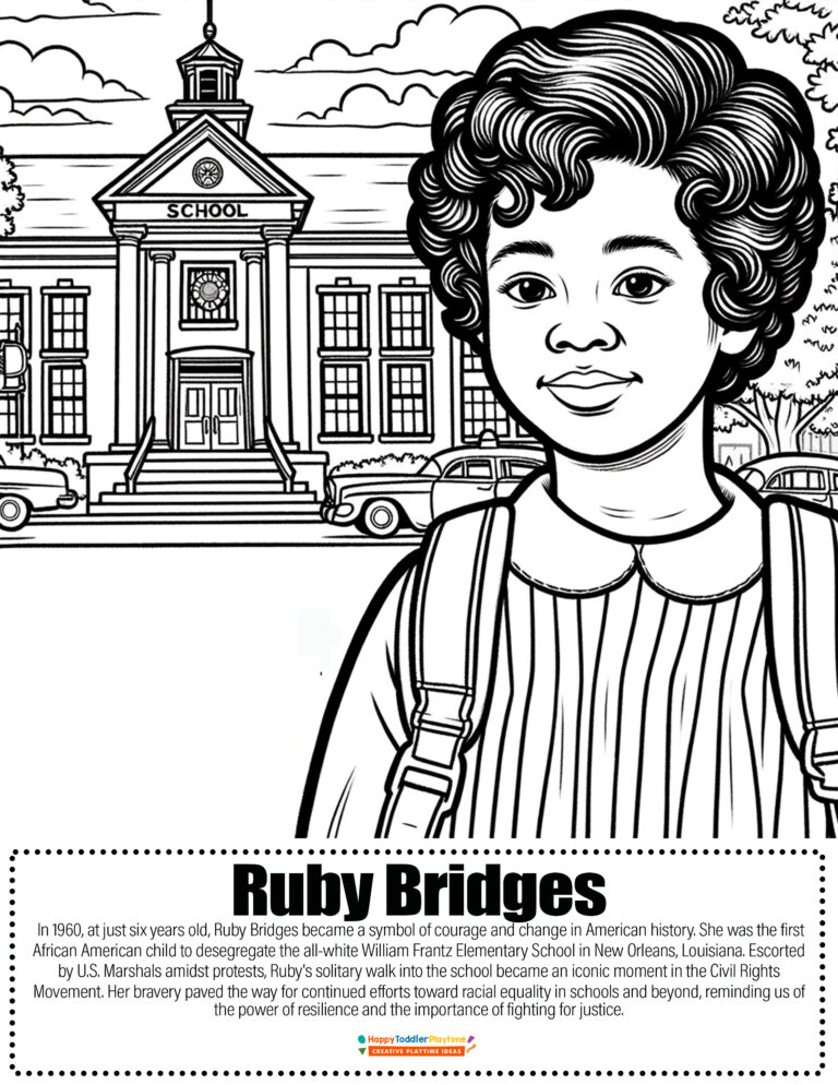 Black History Month Coloring Pages - Happy Toddler Playtime