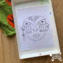 Salt Painted African Masks Craft - Happy Toddler Playtime