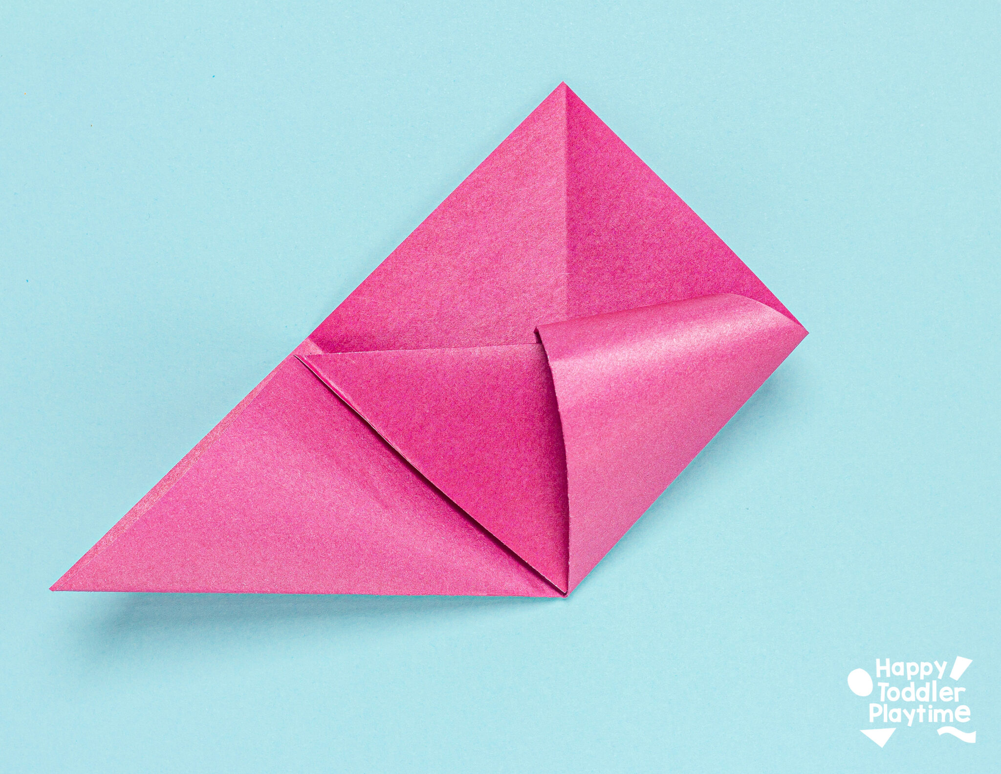 Bunny Bookmark Origami Craft - Happy Toddler Playtime