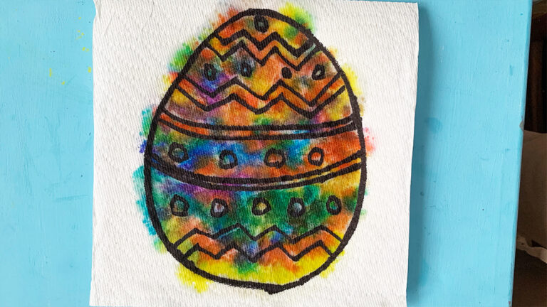 DIY Color Reveal Easter Egg - Happy Toddler Playtime