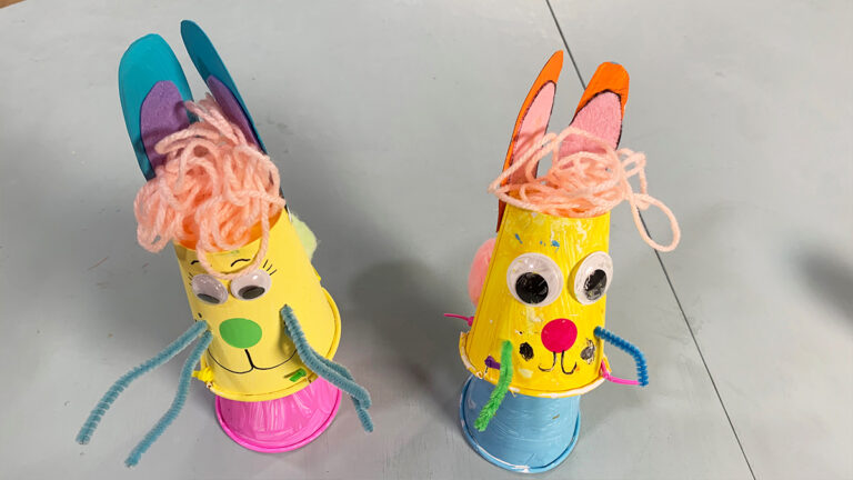 Hopping Bunny Craft - Happy Toddler Playtime