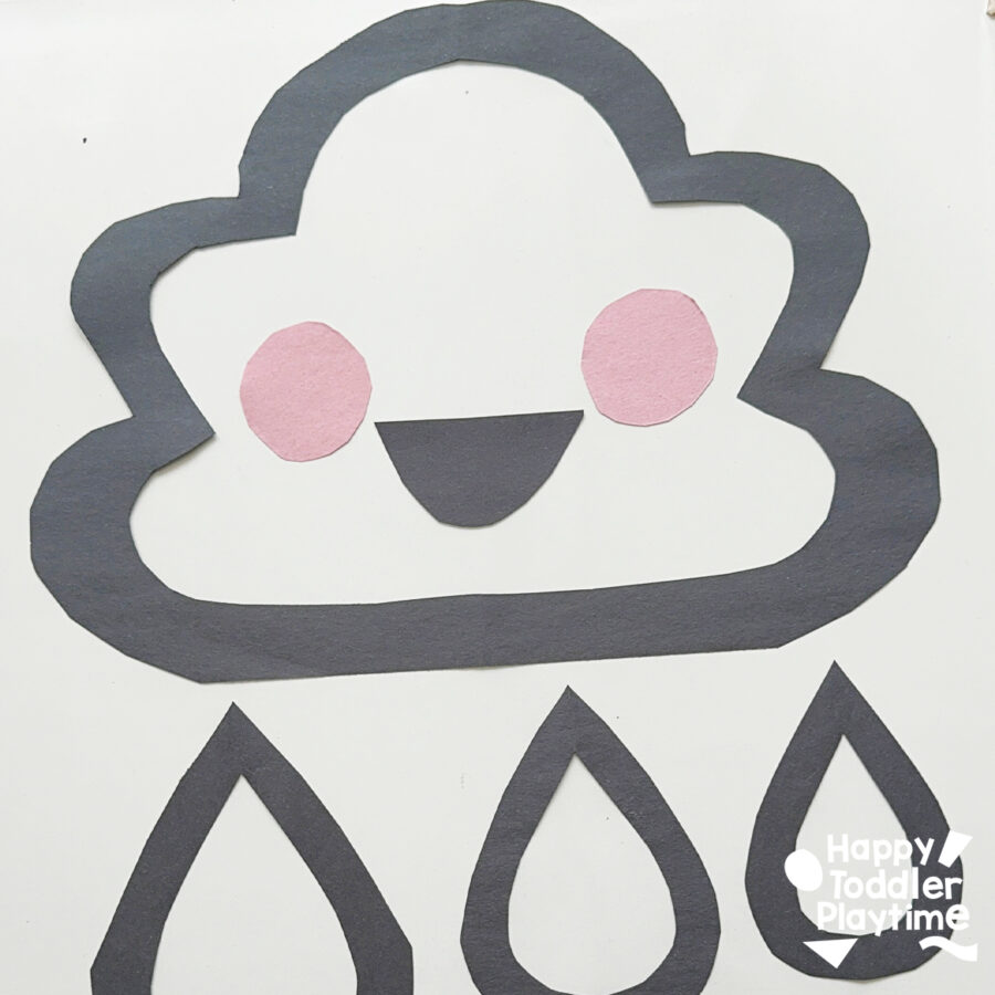Cloud Suncatcher: Easy Craft for Preschoolers - Happy Toddler Playtime
