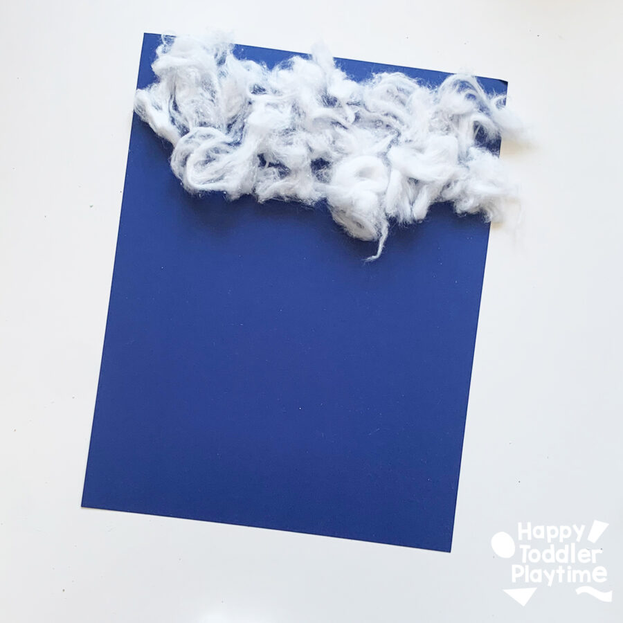 Learn About Clouds Craft for Kids - Happy Toddler Playtime
