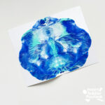 Paint Splat Puddle Craft for Spring - Happy Toddler Playtime