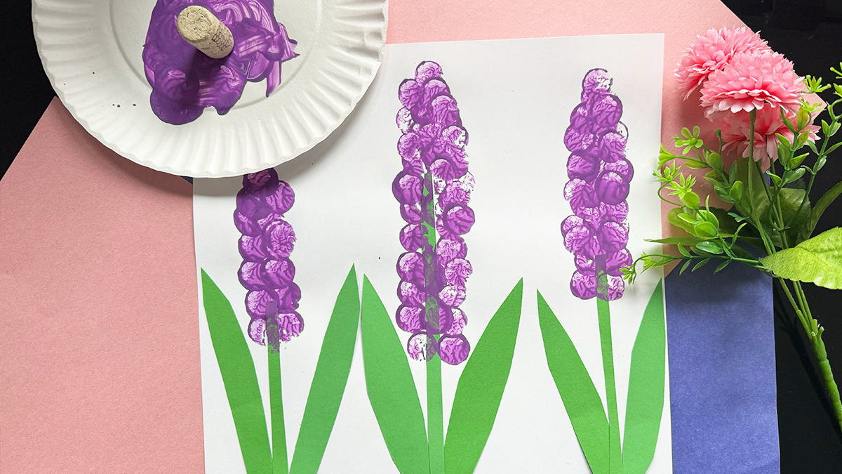 Simple Hyacinth Flower Craft For Kids
