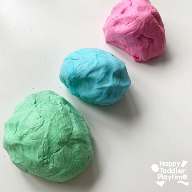 How to Make Cloud Dough - Happy Toddler Playtime