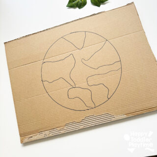 Recycled Paper Earth Day Craft - Happy Toddler Playtime
