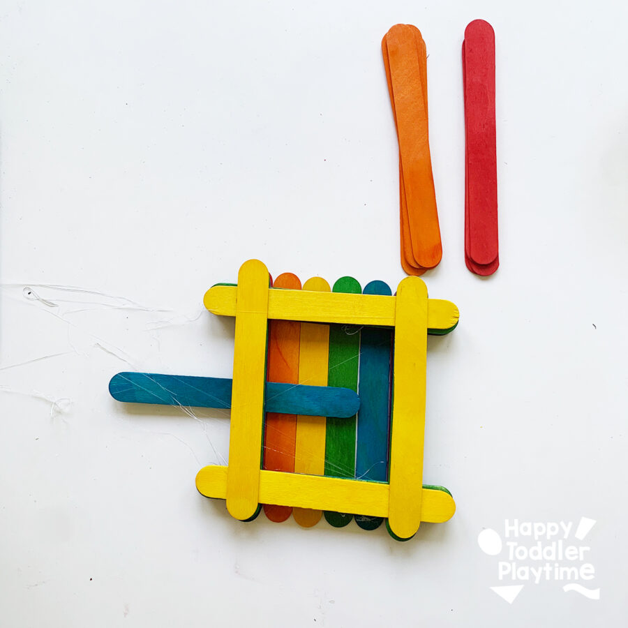 Popsicle Stick Bird Feeder - Happy Toddler Playtime