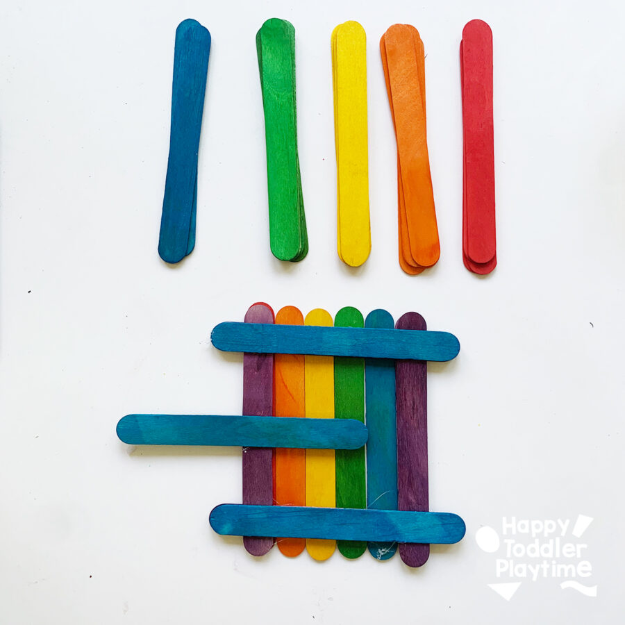 Popsicle Stick Bird Feeder - Happy Toddler Playtime