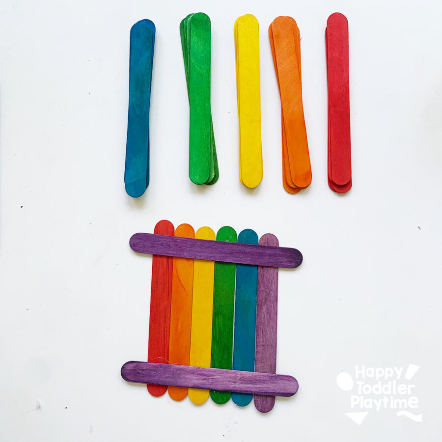 Popsicle Stick Bird Feeder - Happy Toddler Playtime