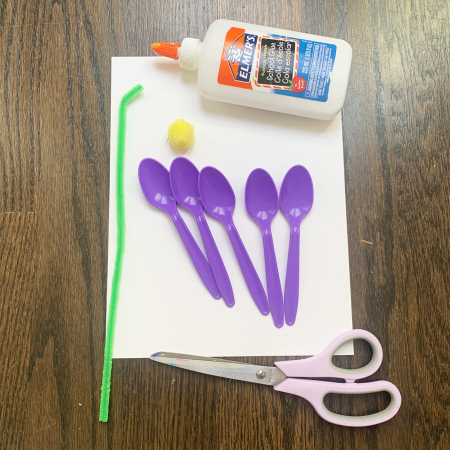 Spoon Flower Craft for Mother's Day - Happy Toddler Playtime