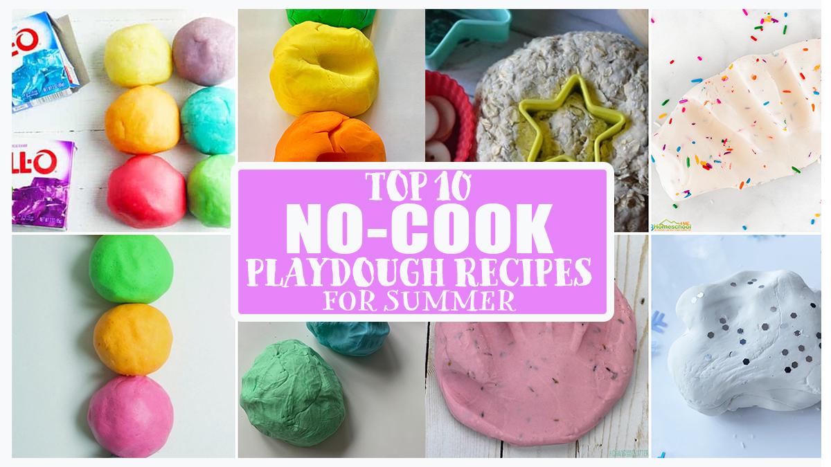 Top 10 No-Cook Playdough Recipes for Summer - Happy Toddler Playtime