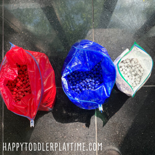 How to Color Chickpeas for Sensory Play - Happy Toddler Playtime