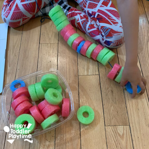 19 Pool Noodle Activities for Kids - Happy Toddler Playtime
