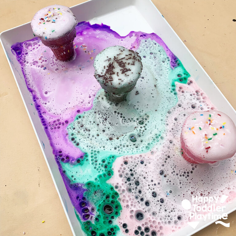 20 Easy Baking Soda Experiments for Kids - Happy Toddler Playtime