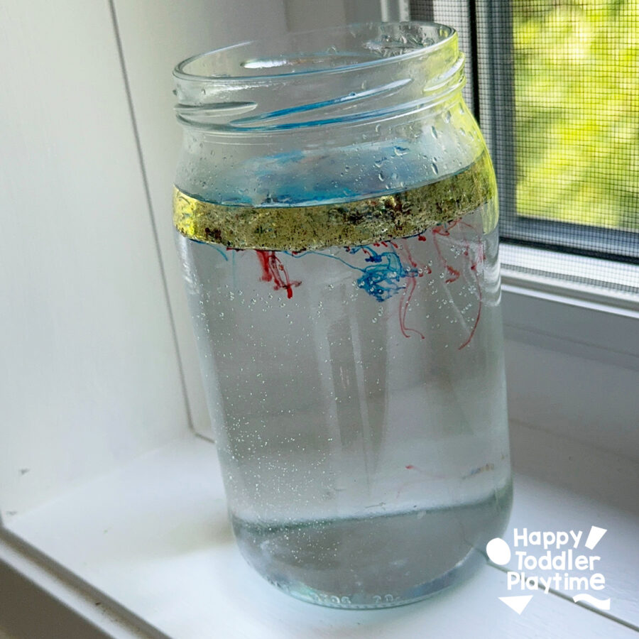Fireworks in a Jar - Happy Toddler Playtime