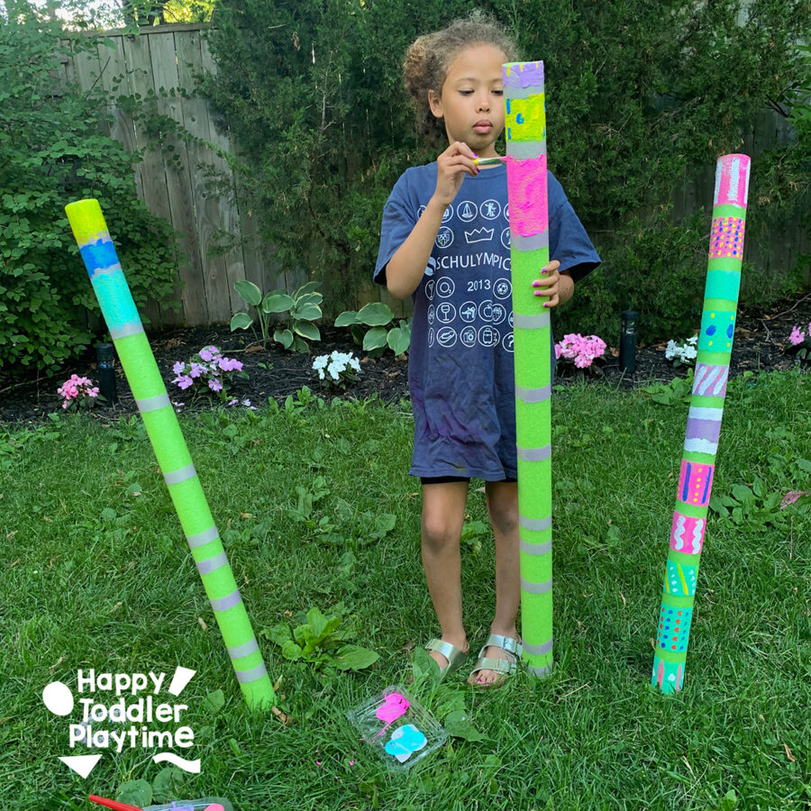 19 Pool Noodle Activities for Kids - Happy Toddler Playtime