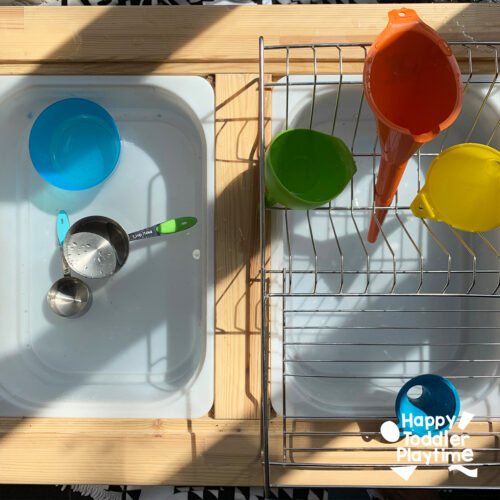 Funnels Sensory Bin for Summer - Happy Toddler Playtime