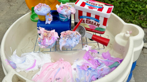Ice Cream Water Table - Happy Toddler Playtime