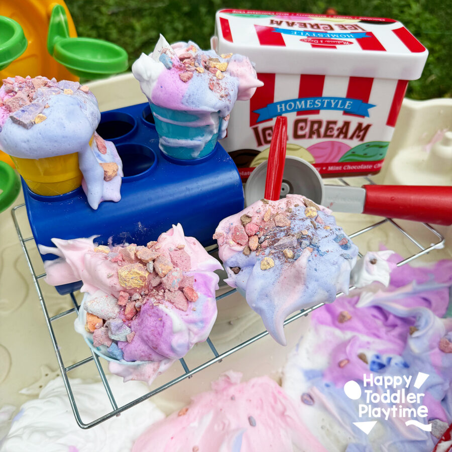 Ice Cream Water Table - Happy Toddler Playtime
