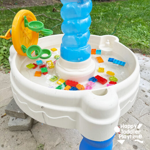 Lego Water Table: Super Easy Summer Water Activity - Happy Toddler Playtime