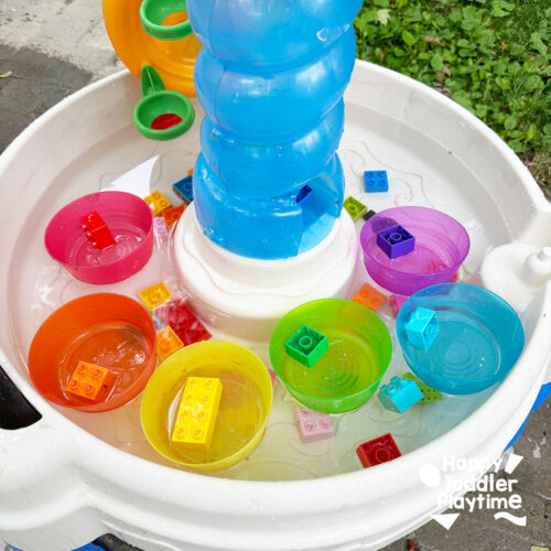 Lego Water Table: Super Easy Summer Water Activity - Happy Toddler Playtime