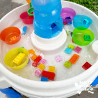 Lego Water Table: Super Easy Summer Water Activity - Happy Toddler Playtime