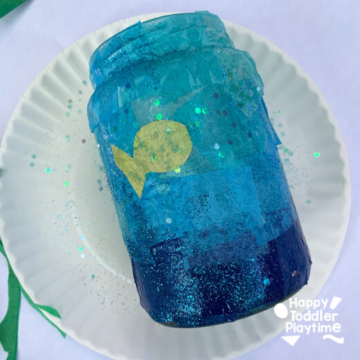 Under the Sea Lantern Craft for Kids - Happy Toddler Playtime