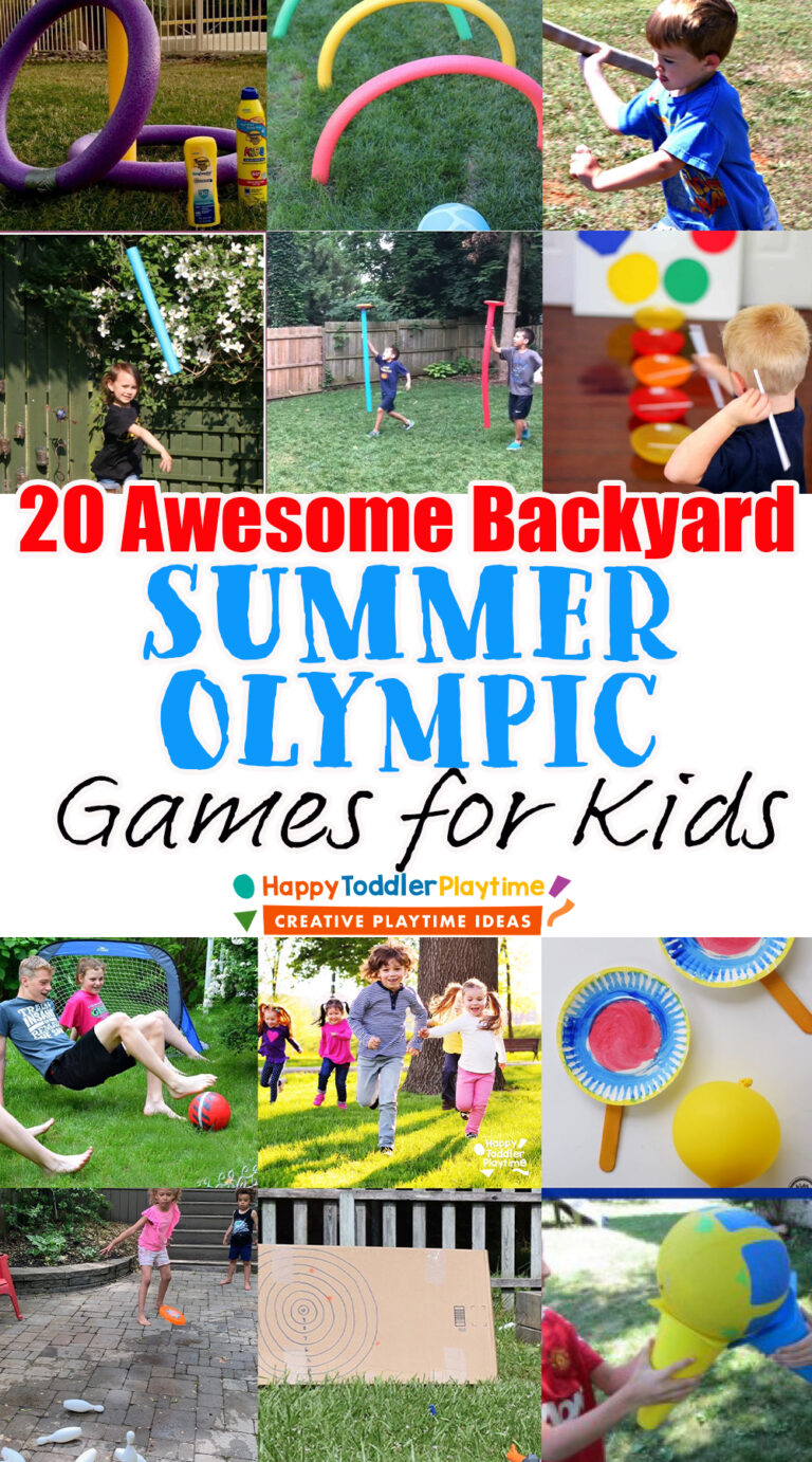 20 Exceptional Summer Olympic Backyard Games for Kids - Happy Toddler ...