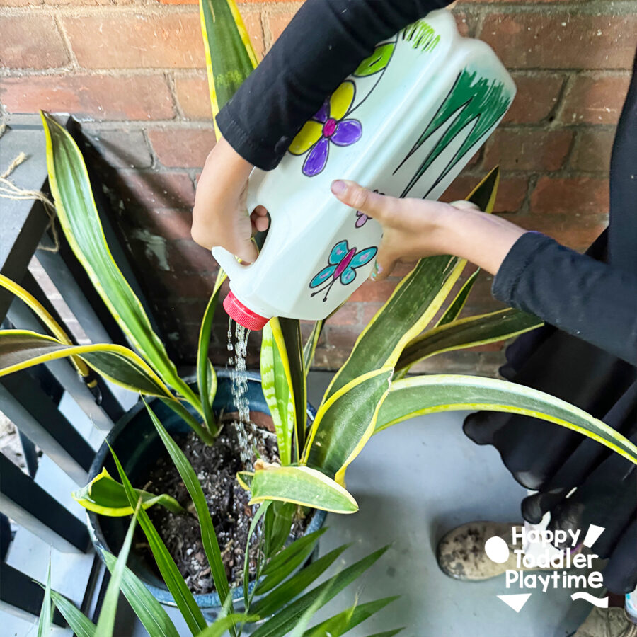 DIY Watering Can Craft for Kids - Happy Toddler Playtime
