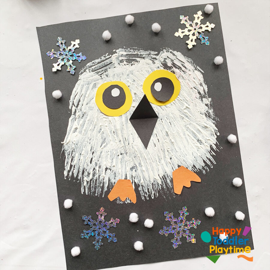 Simple Winter Crafts for Toddlers - Happy Toddler Playtime