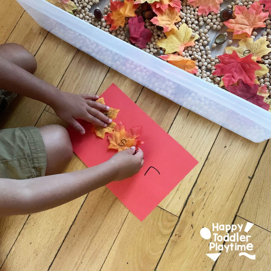 Alphabet Activities for Fall - Happy Toddler Playtime