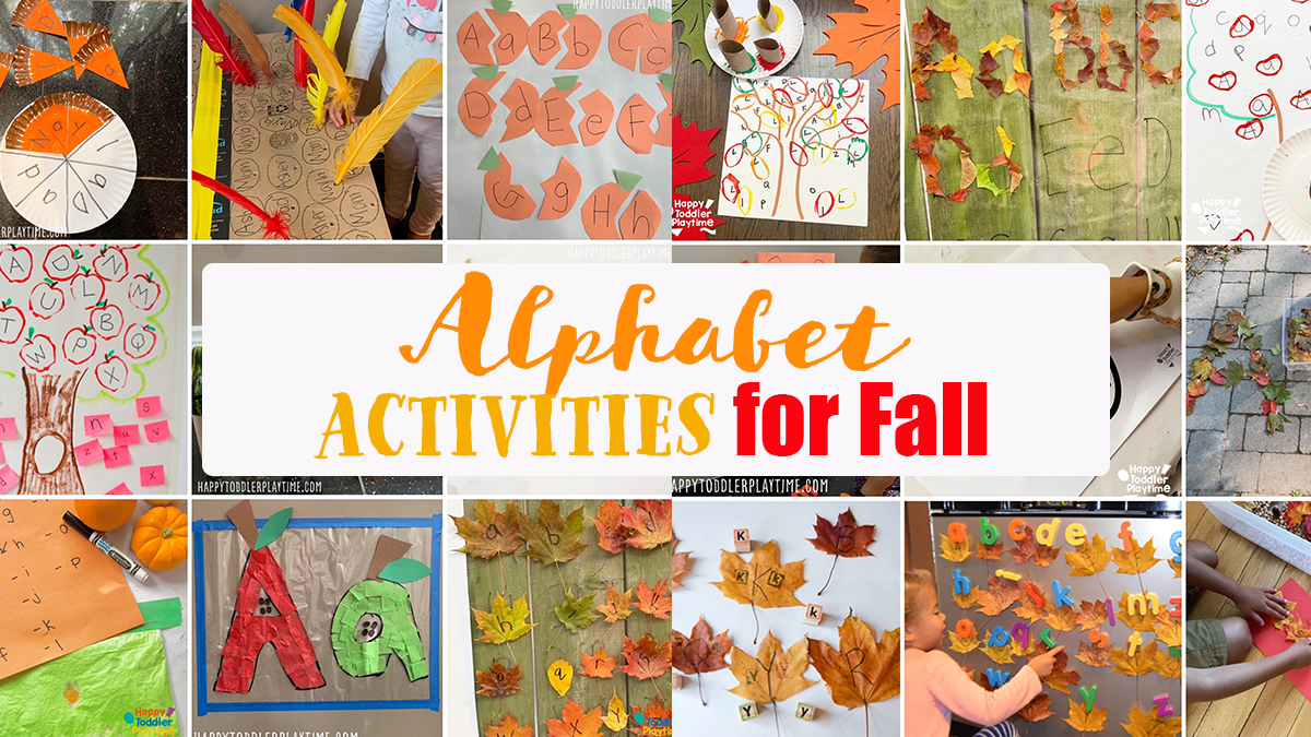 Alphabet Activities for Fall - Happy Toddler Playtime