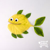 Easy Leaf Animal Crafts for Kids - Happy Toddler Playtime