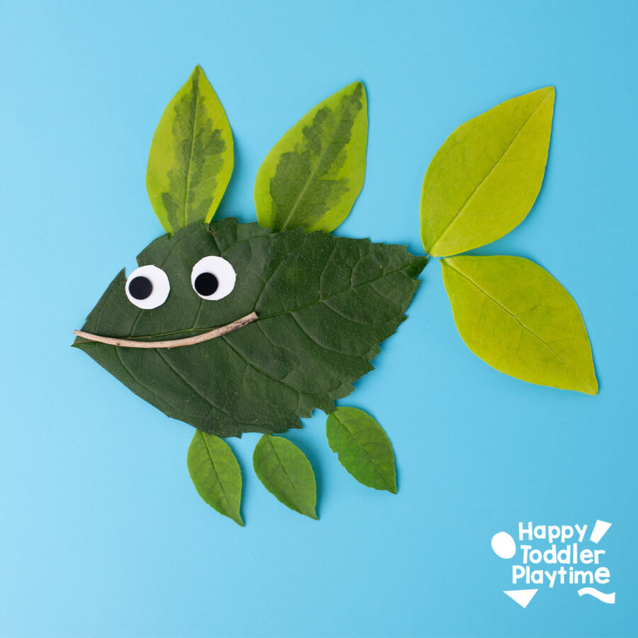 Easy Leaf Animal Crafts for Kids - Happy Toddler Playtime