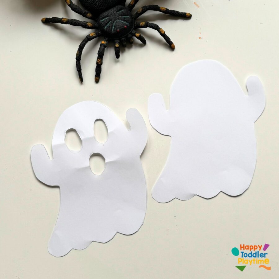 Easy Paper Ghost Lanterns - Happy Toddler Playtime