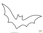 Free Printable Bat Templates for Halloween Crafts - Happy Toddler Playtime