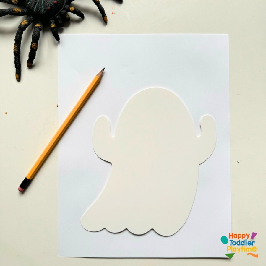 Easy Paper Ghost Lanterns - Happy Toddler Playtime